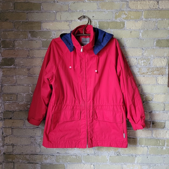 Pacific Trail | Jackets & Coats | Vintage Pacific Trail Jacket Red Navy ...